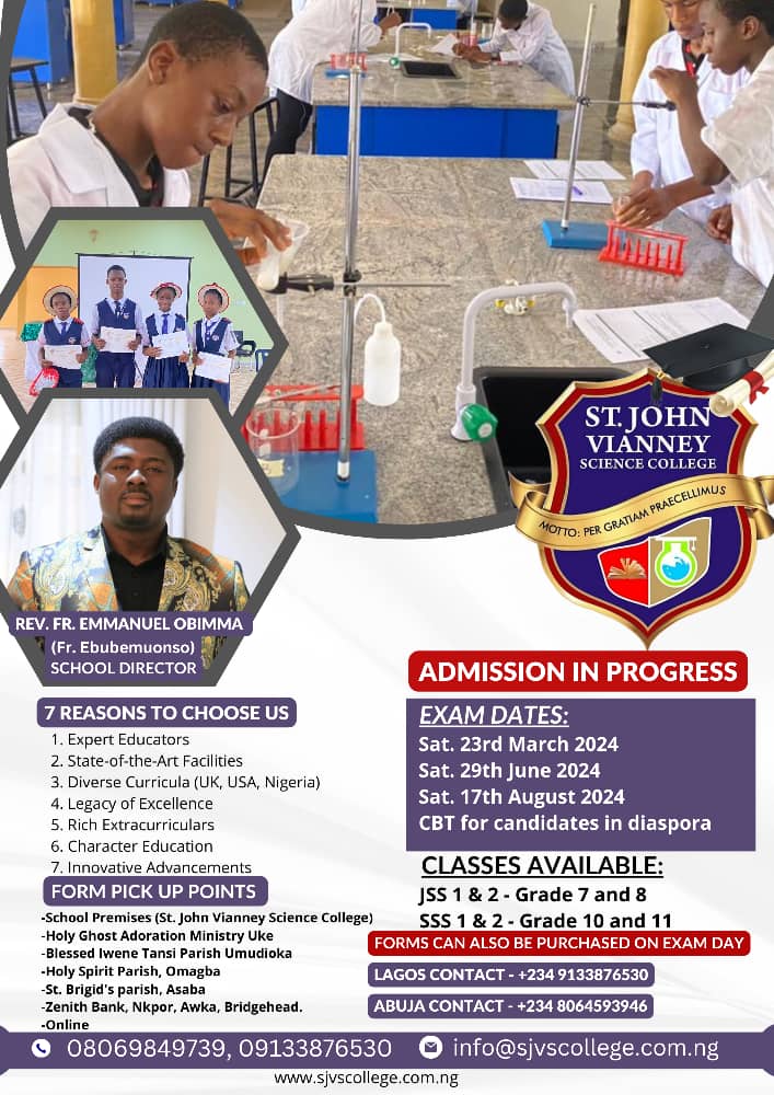 St. John Vianney Science College - Excellence in Science Education